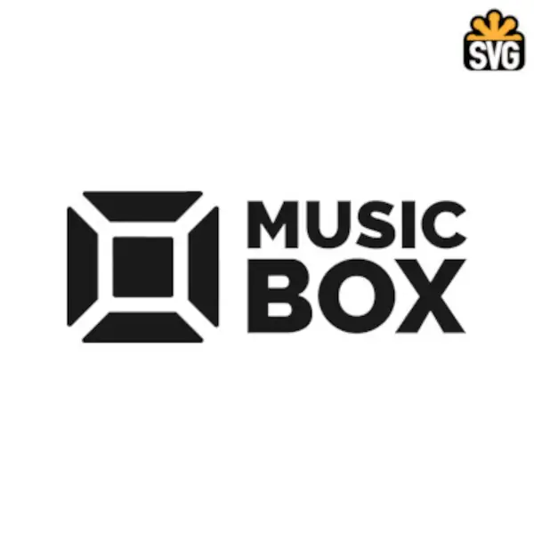 Music Box Logo SVG Digital Download, Music Box Logo SVG Vector Download ...