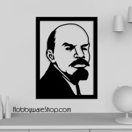 Vladimir Lenin Wall Art, Vladimir Ilyich Lenin Artwork Wooden Framed ...